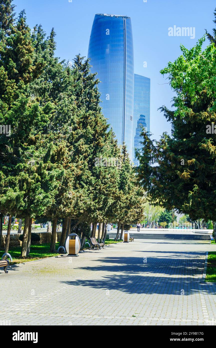 Welcome, Spring! Baku, Azerbaijan Stock Photo - Alamy