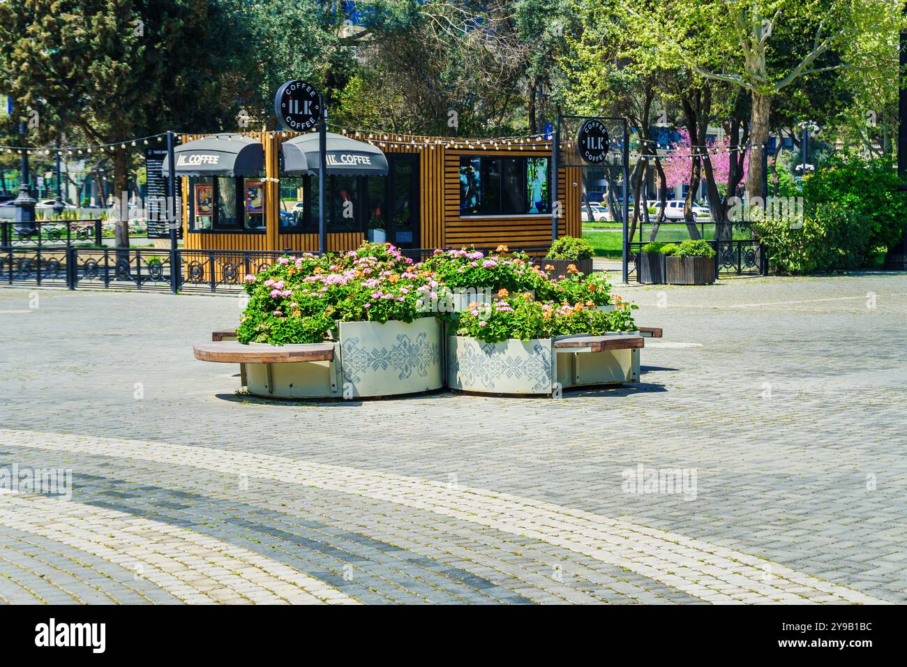 Welcome, Spring! Baku, Azerbaijan Stock Photo - Alamy