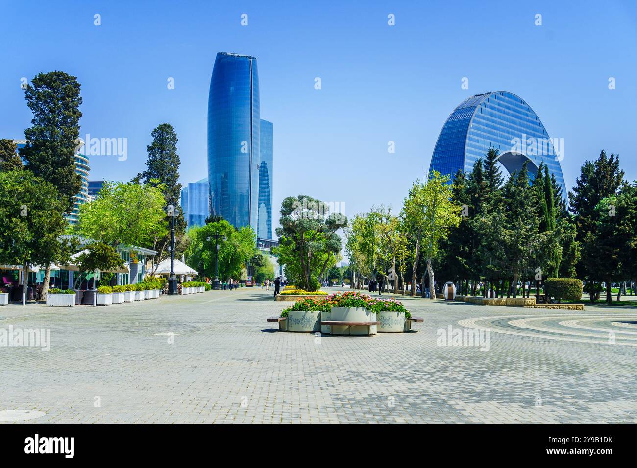 Welcome, Spring! Baku, Azerbaijan Stock Photo - Alamy