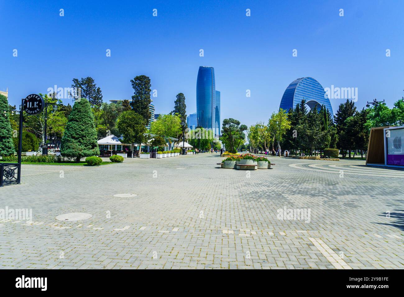 Welcome, Spring! Baku, Azerbaijan Stock Photo - Alamy