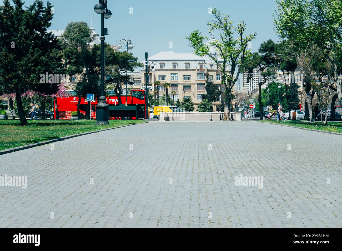 Welcome, Spring! Baku, Azerbaijan Stock Photo - Alamy