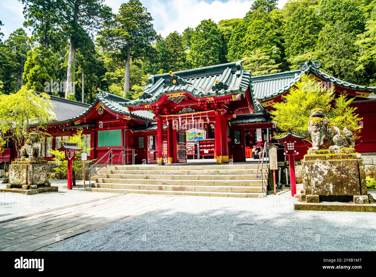 Kuzuryu Shrine Shingu in Hakone, Ashigarashimo, Kanagawa, Japan Stock ...
