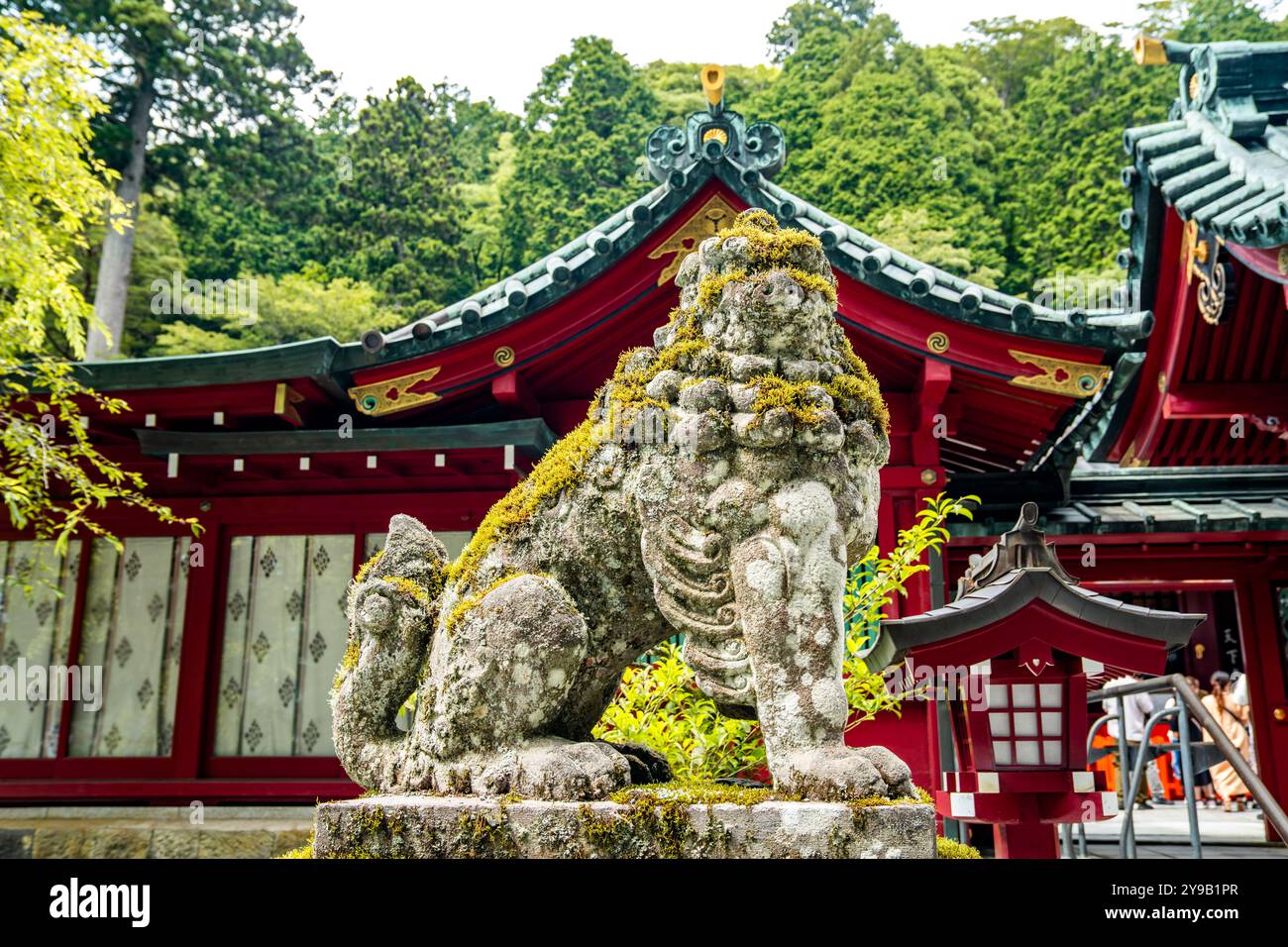 Kuzuryu Shrine Shingu in Hakone, Ashigarashimo, Kanagawa, Japan Stock ...