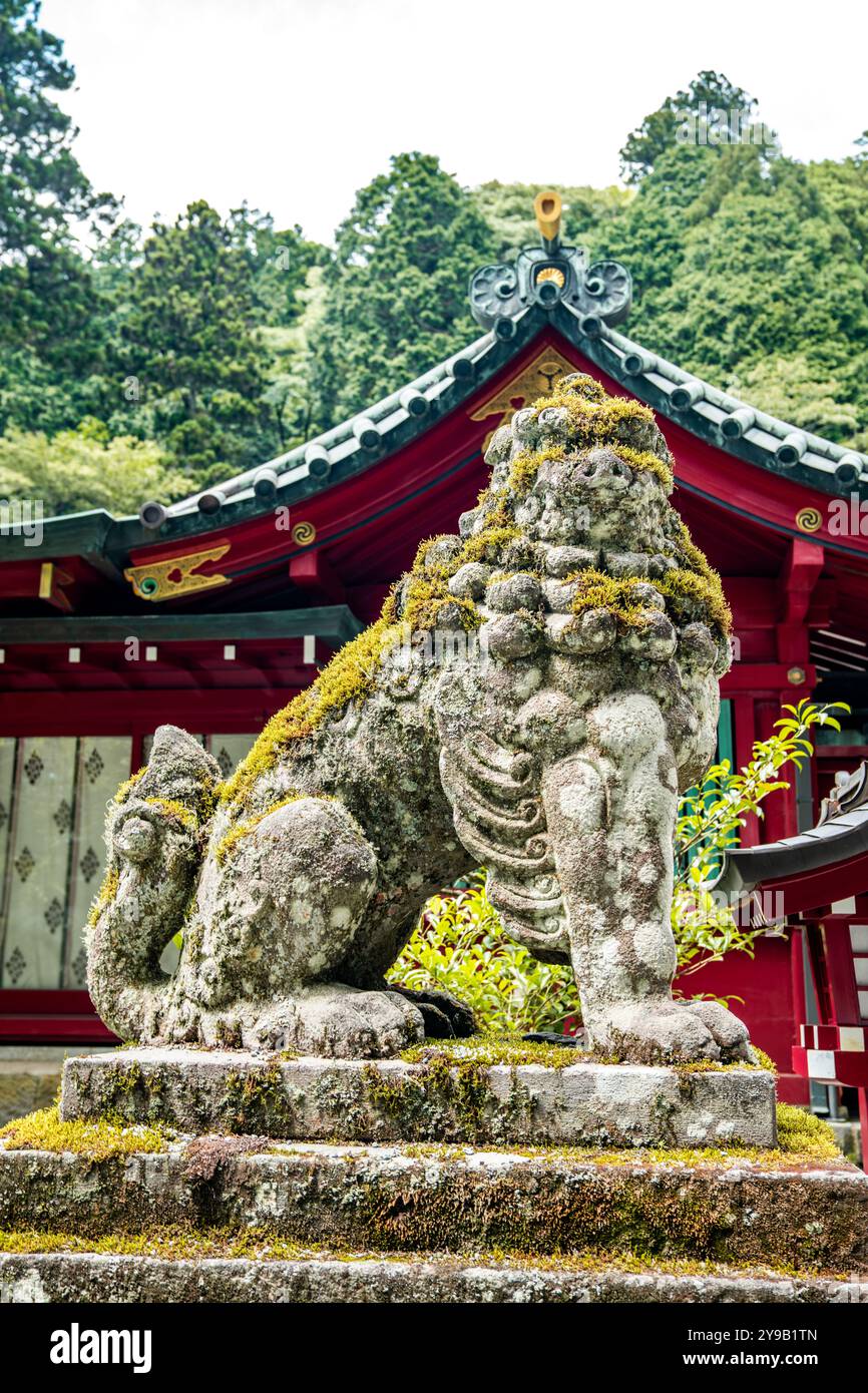 Kuzuryu Shrine Shingu in Hakone, Ashigarashimo, Kanagawa, Japan Stock ...
