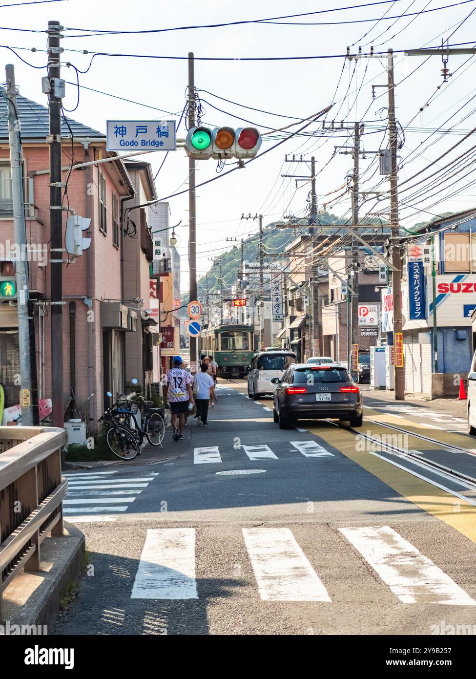 Koshigoe train Station in Kamakura, Japan Stock Photo - Alamy