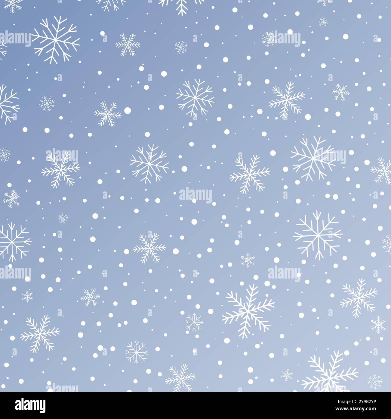Blue background with snowfall Stock Vector Image & Art - Alamy