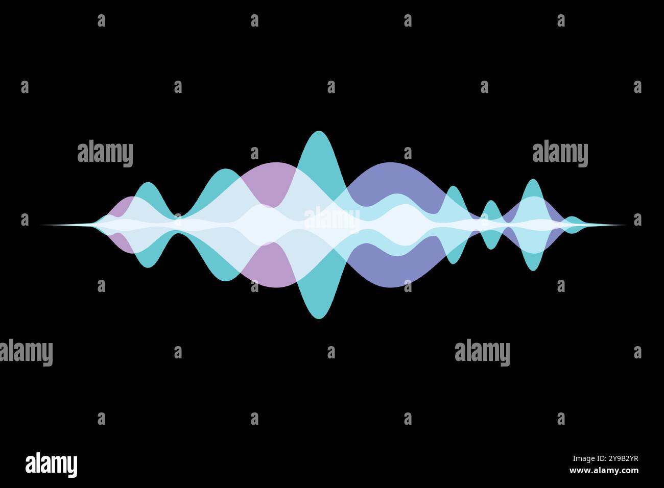 Voice recognition concept gradient logo Stock Vector Image & Art - Alamy