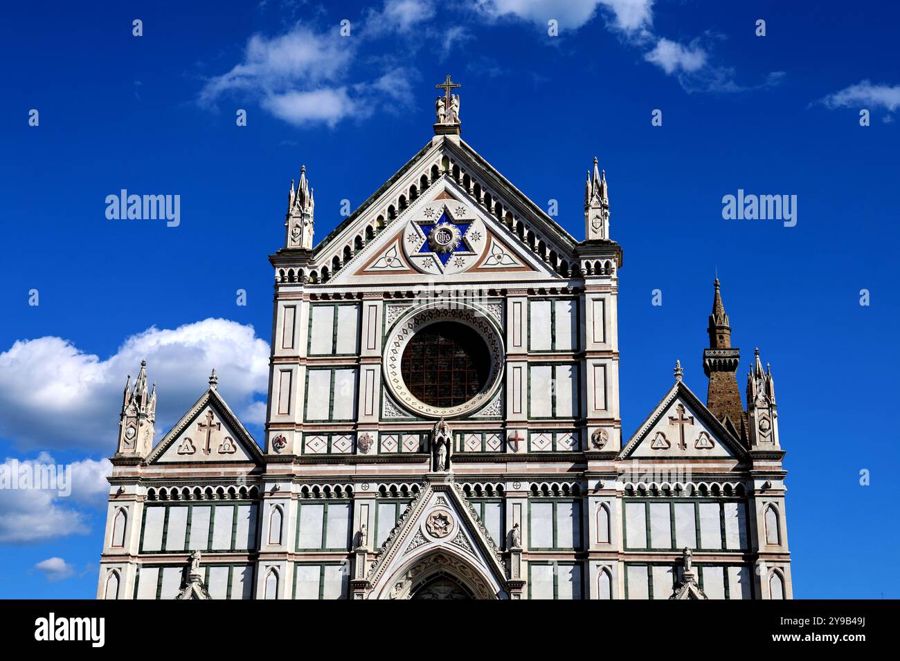 Basilica of Santa Croce in Florence Italy Stock Photo - Alamy