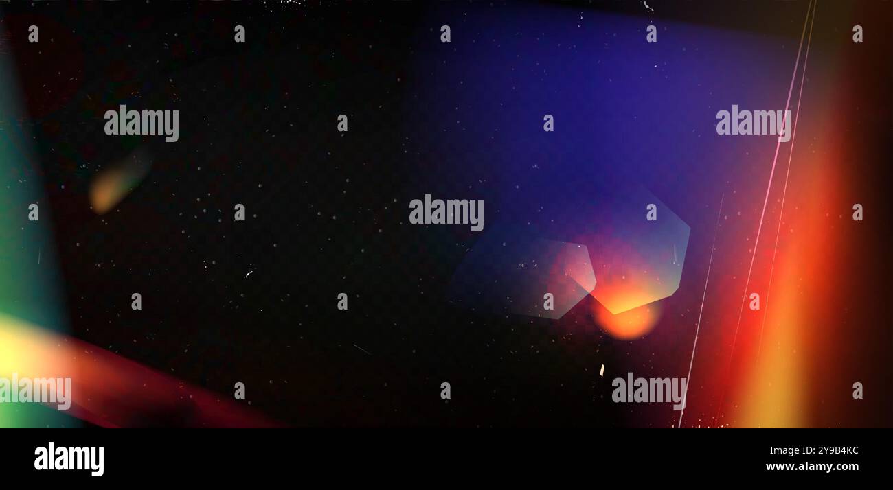 Old photo film with light leak and noise with overlay effect. Realistic ...