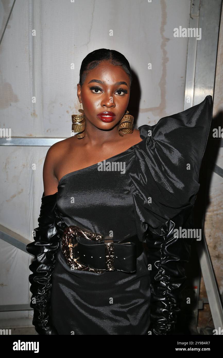 DALLAS, TX, USA - OCTOBER 3, 2024. Models backstage at the Dallas ...