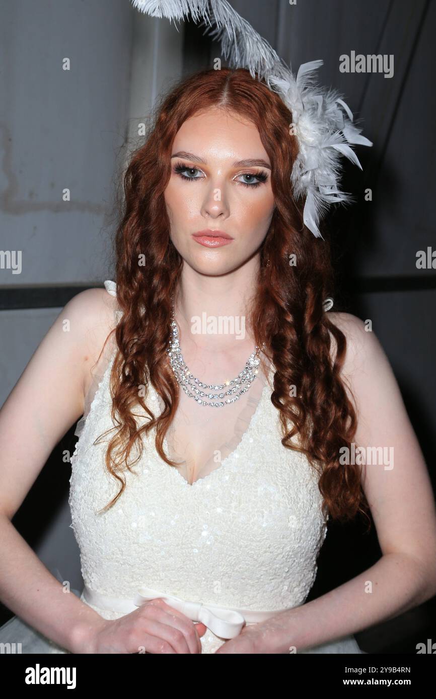 DALLAS, TX, USA - OCTOBER 3, 2024. Models backstage at the Dallas ...