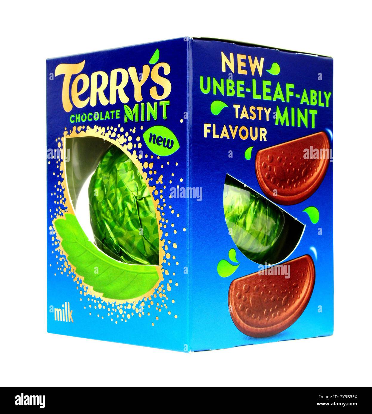 Terry's milk chocolate mint made with natural mint flavour in a 145g ...