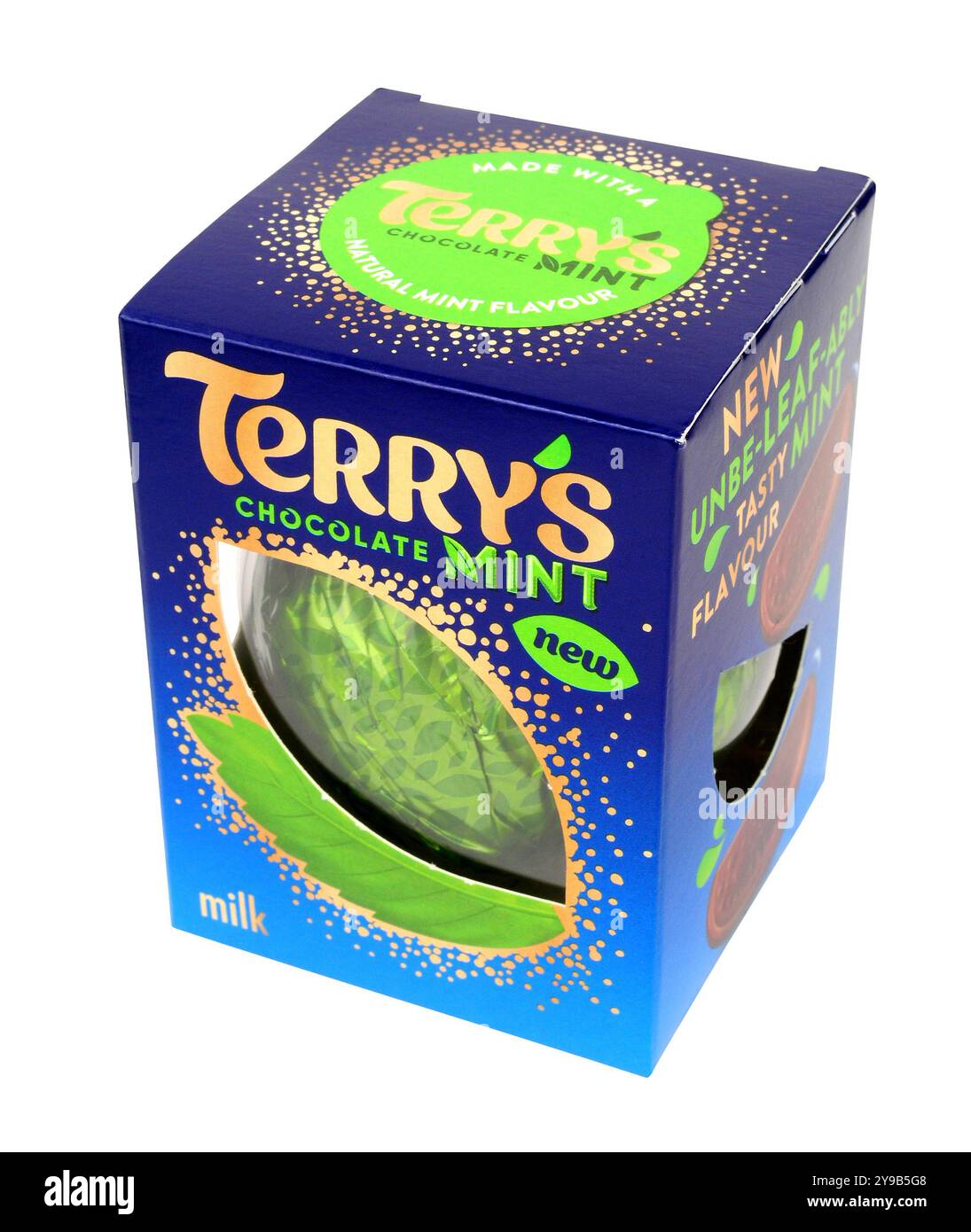 Terry's milk chocolate mint made with natural mint flavour in a 145g ...