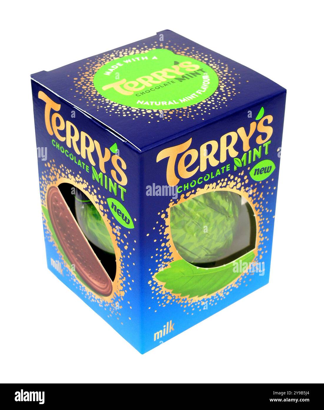 Terry's milk chocolate mint made with natural mint flavour in a 145g ...