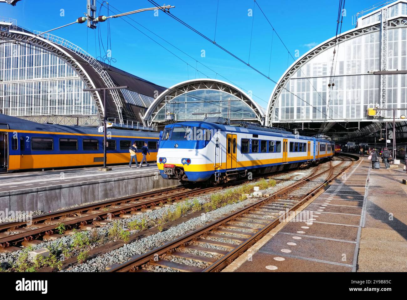 Modern Fast Passenger Train at the station. Paris. France Stock Photo ...