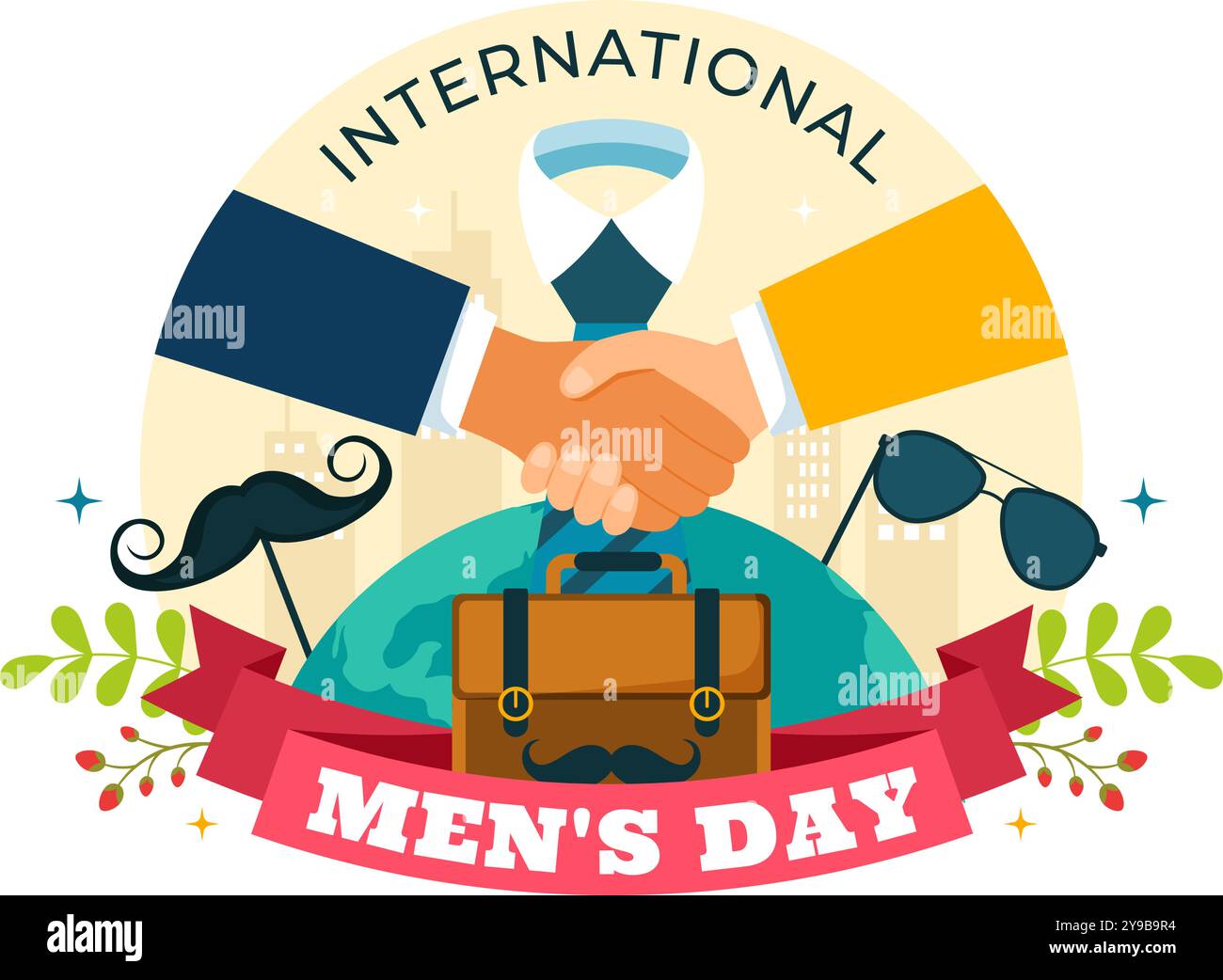 International Men's Day Vector Illustration on November 19 Featuring ...