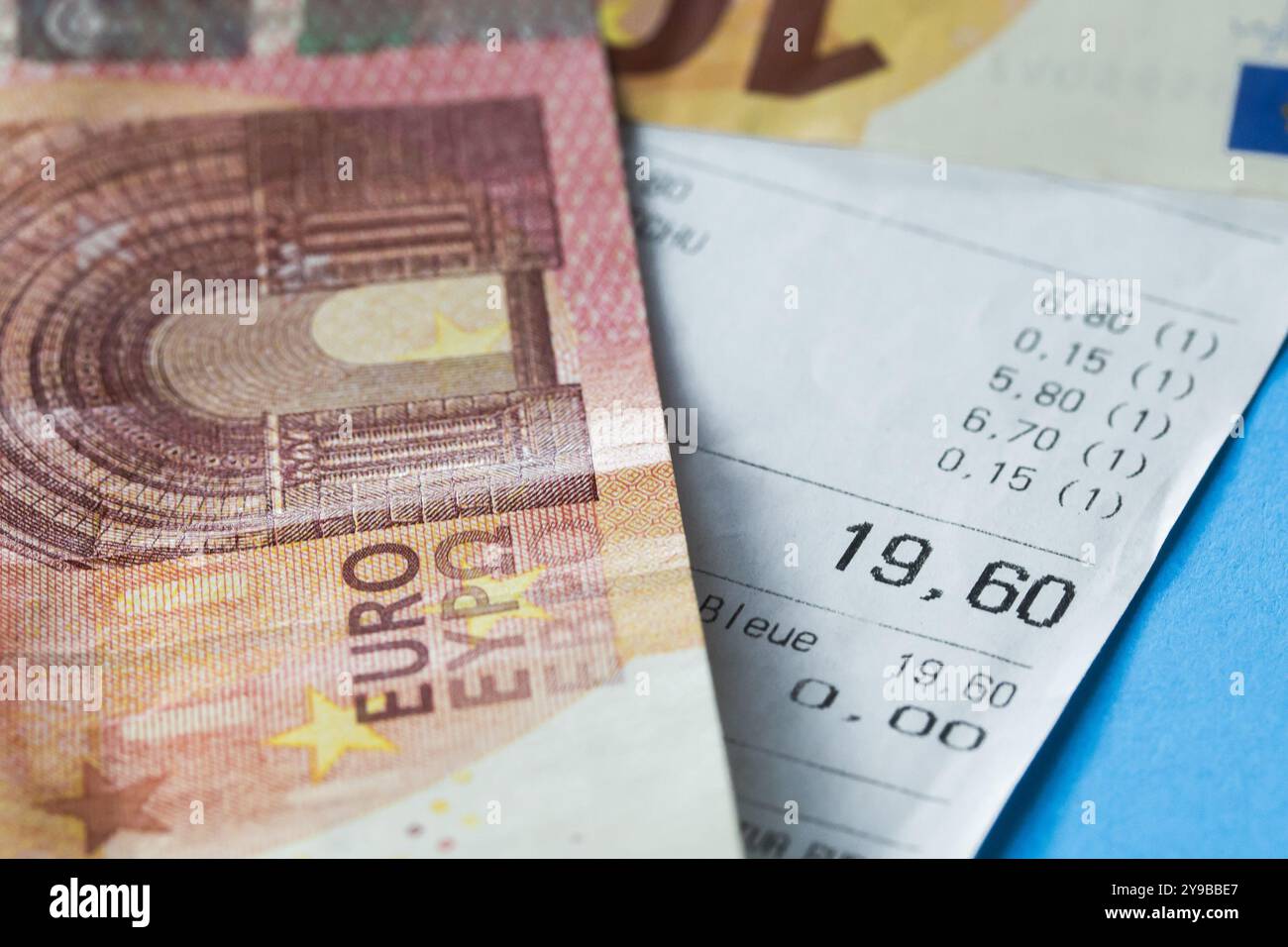 Euros receipt hi-res stock photography and images - Alamy