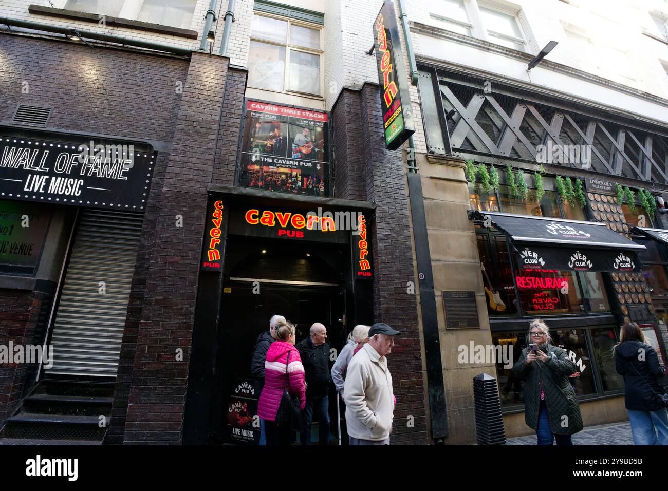 The Cavern Club in Matthew Street, Liverpool, UK Stock Photo - Alamy