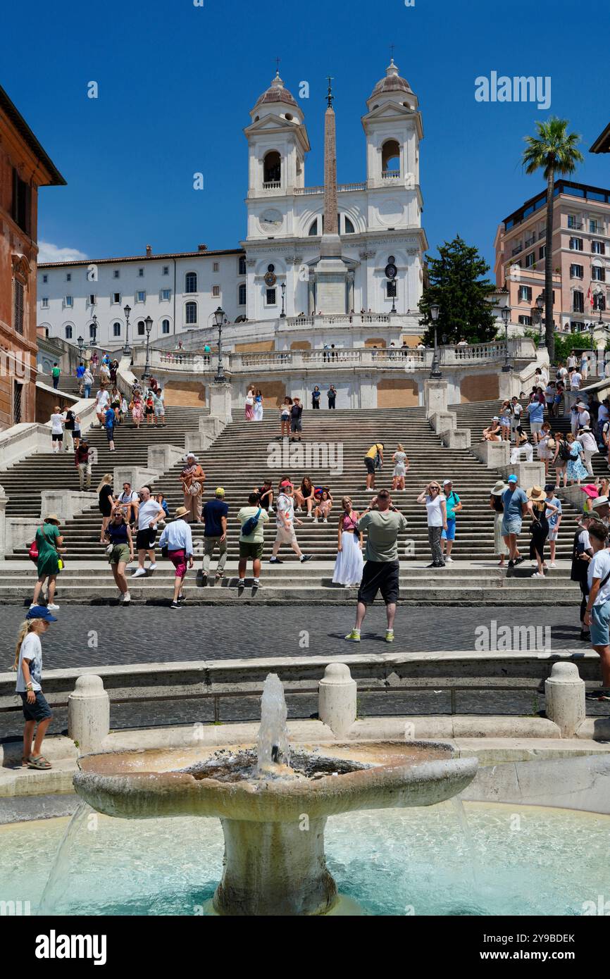 Spanish Steps,Piazza di Spagna , Rome , Lazio,Italy Stock Photo - Alamy