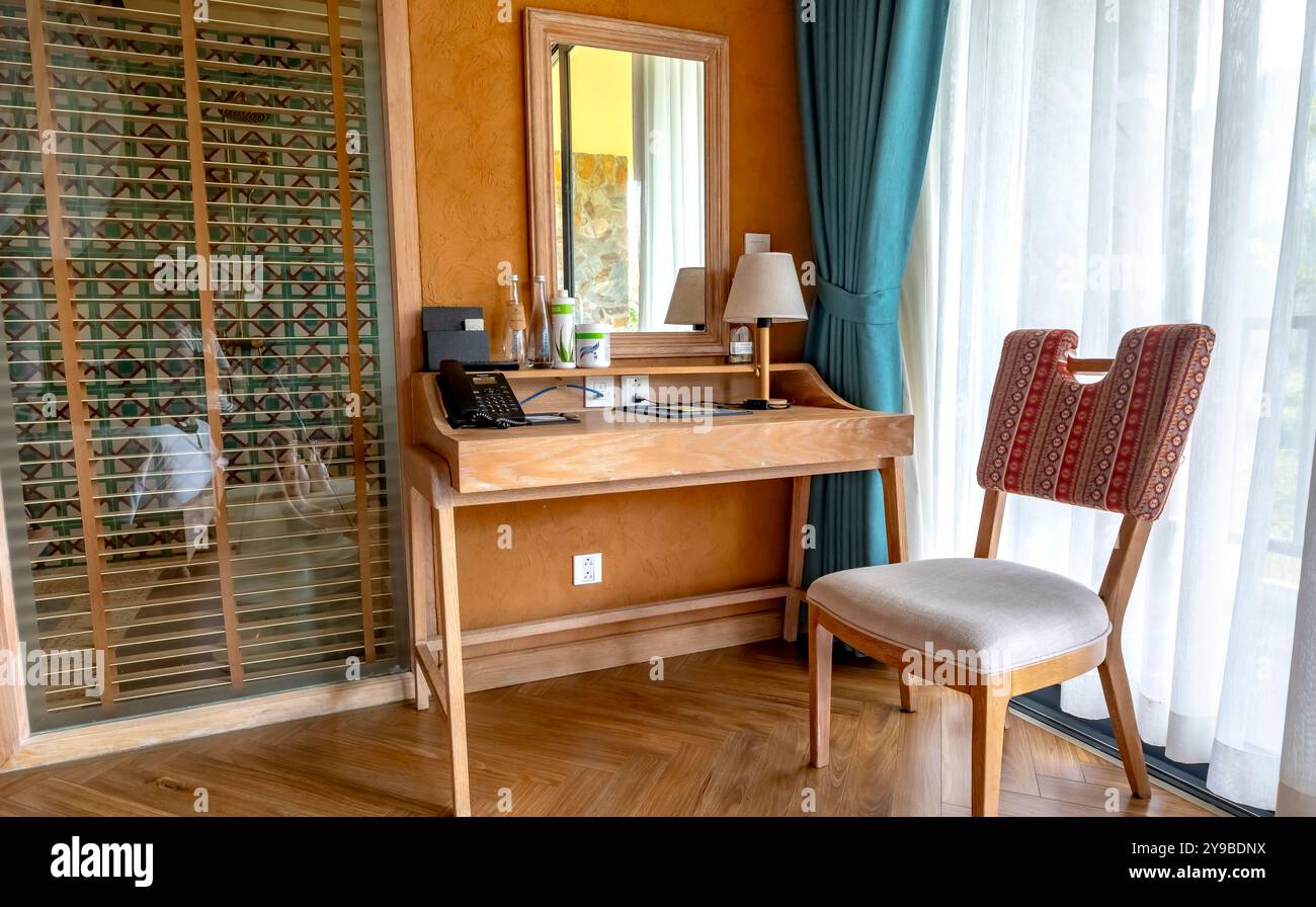 Le Champ resort - September 19, 2024: Admire the beautiful interior in ...