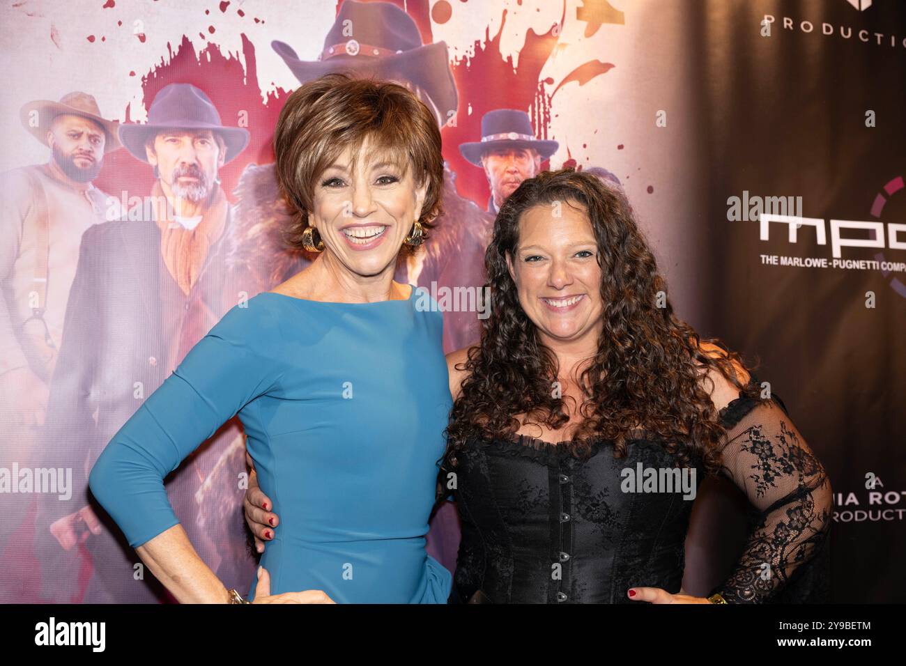 Los Angeles, USA. 09th Oct, 2024. Actress Forbes Riley, Actress Eliza ...