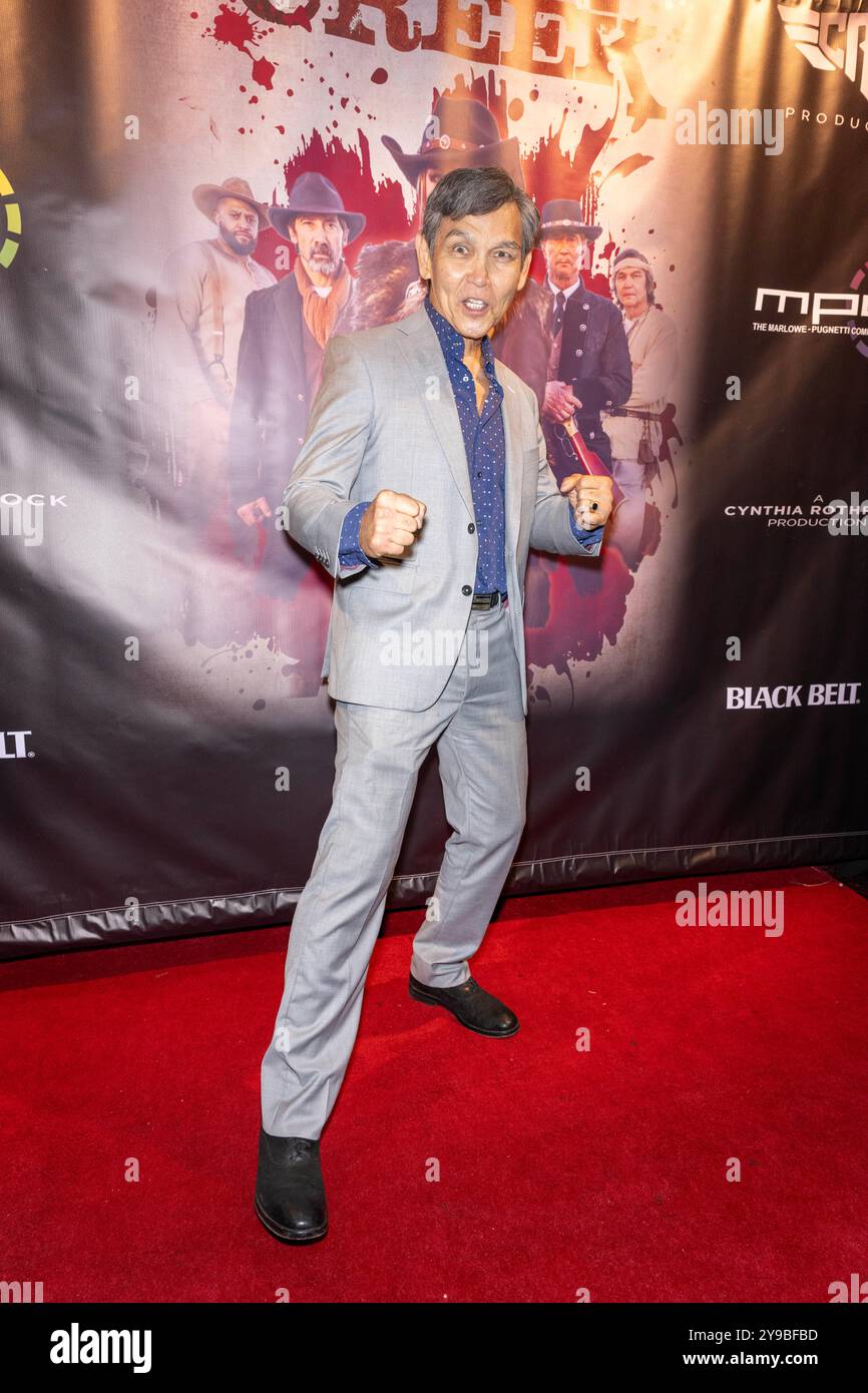 Los Angeles, USA. 09th Oct, 2024. Actor Don "The Dragon" Wilson attends ...