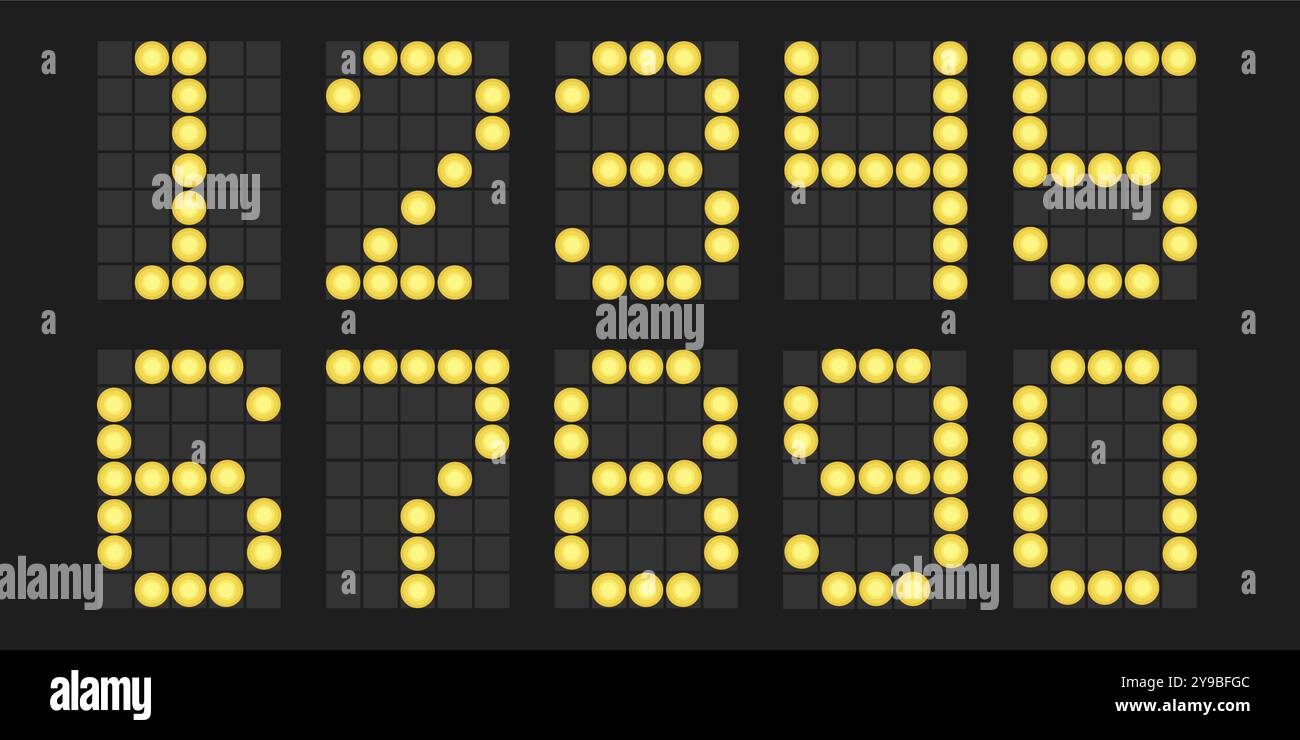 LED digital board Electronic style display information scoreboard with ...