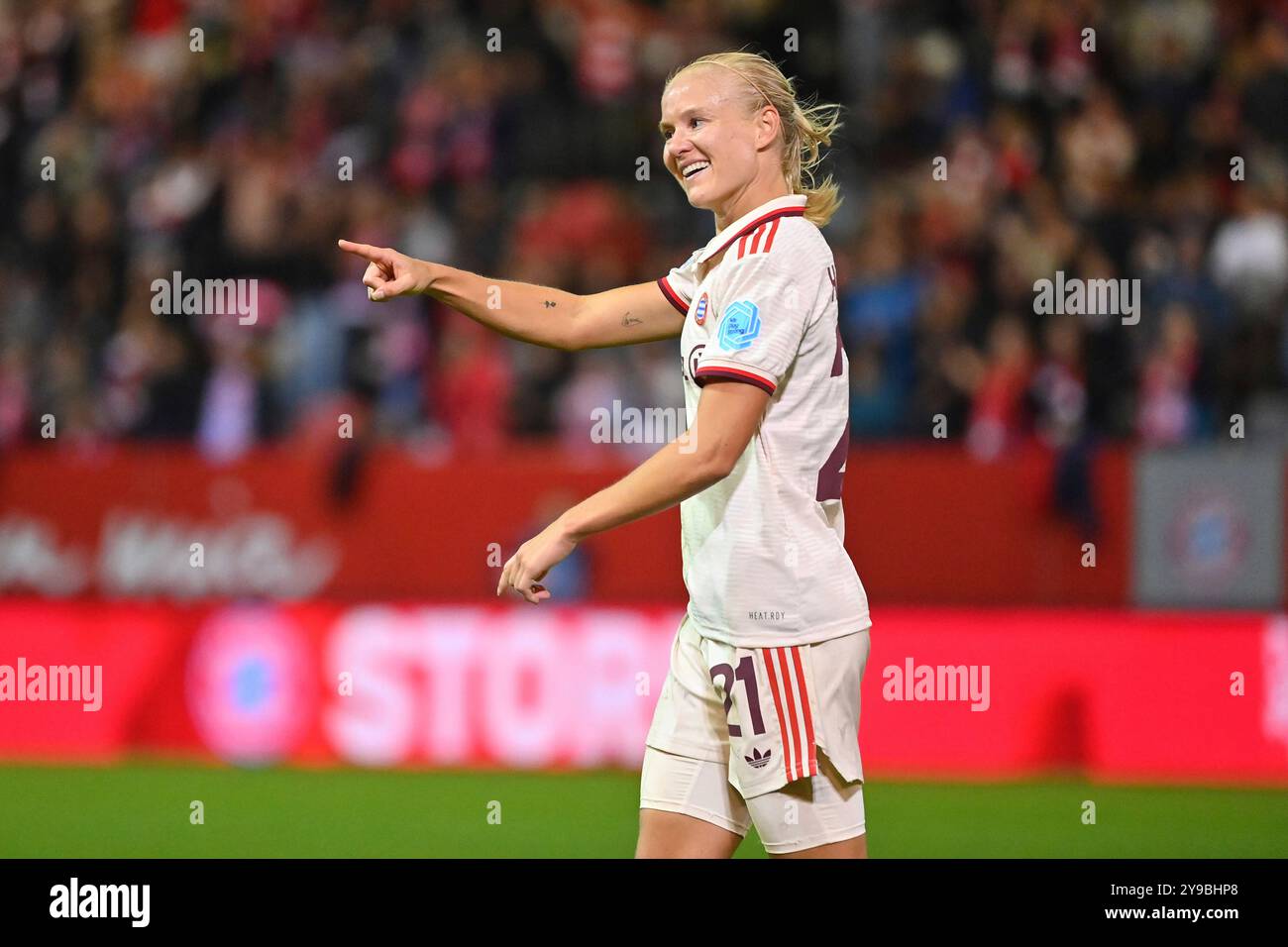 goaljubel Pernile HARDER (FCB), jubilation, joy, enthusiasm, action ...