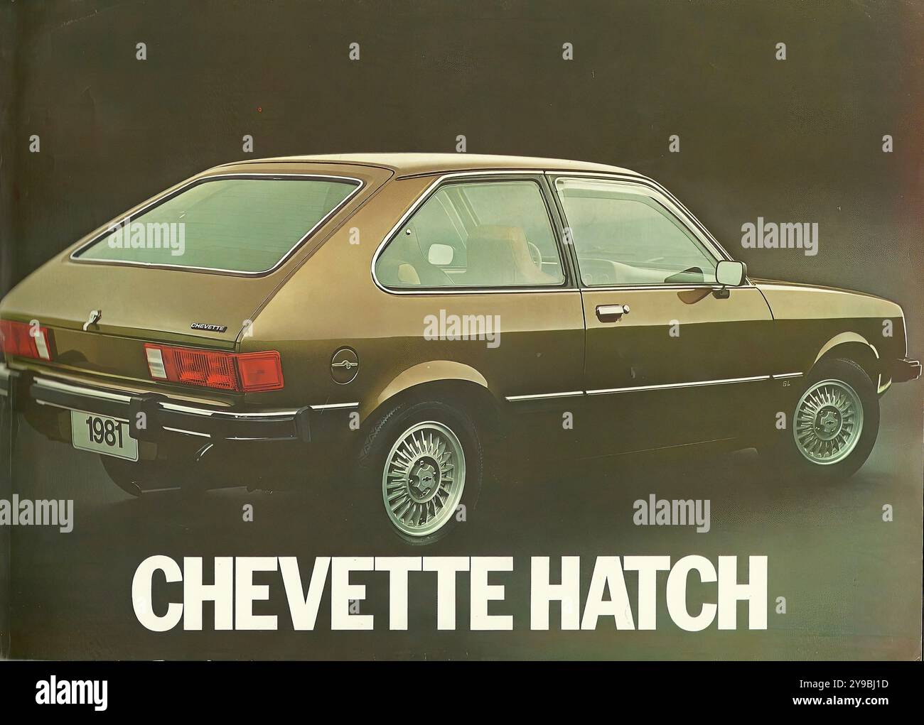 '81 Chevette - Vintage press car advertising Stock Photo - Alamy