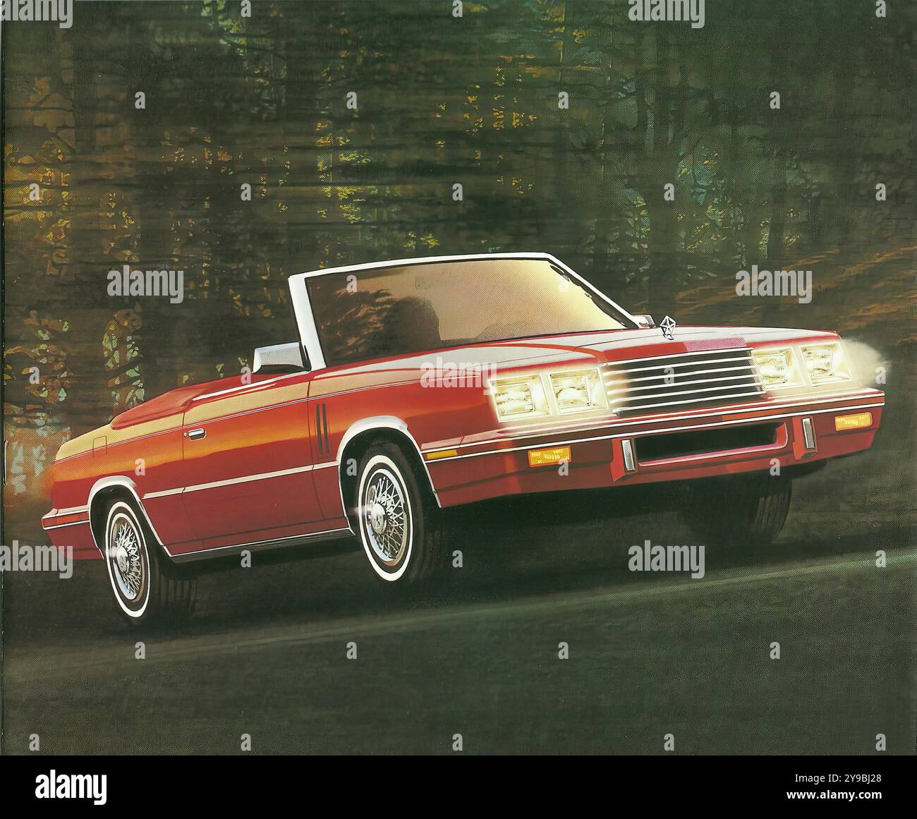 DODGE 400 1982 - Vintage press car advertising Stock Photo - Alamy