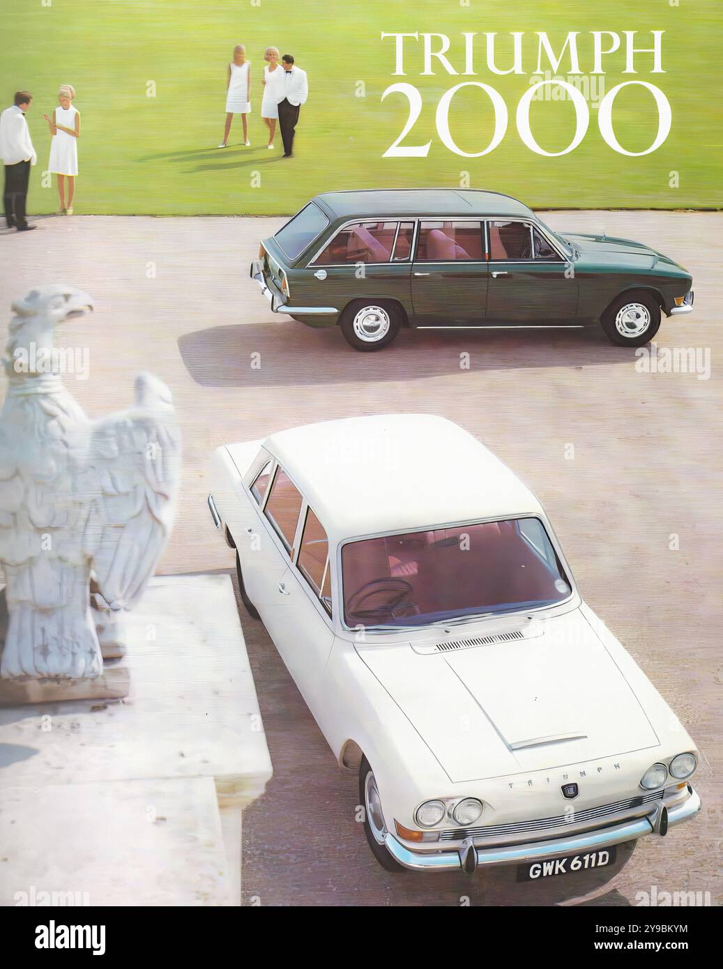 1969 Triumph 2000 - Vintage press car advertising Stock Photo - Alamy