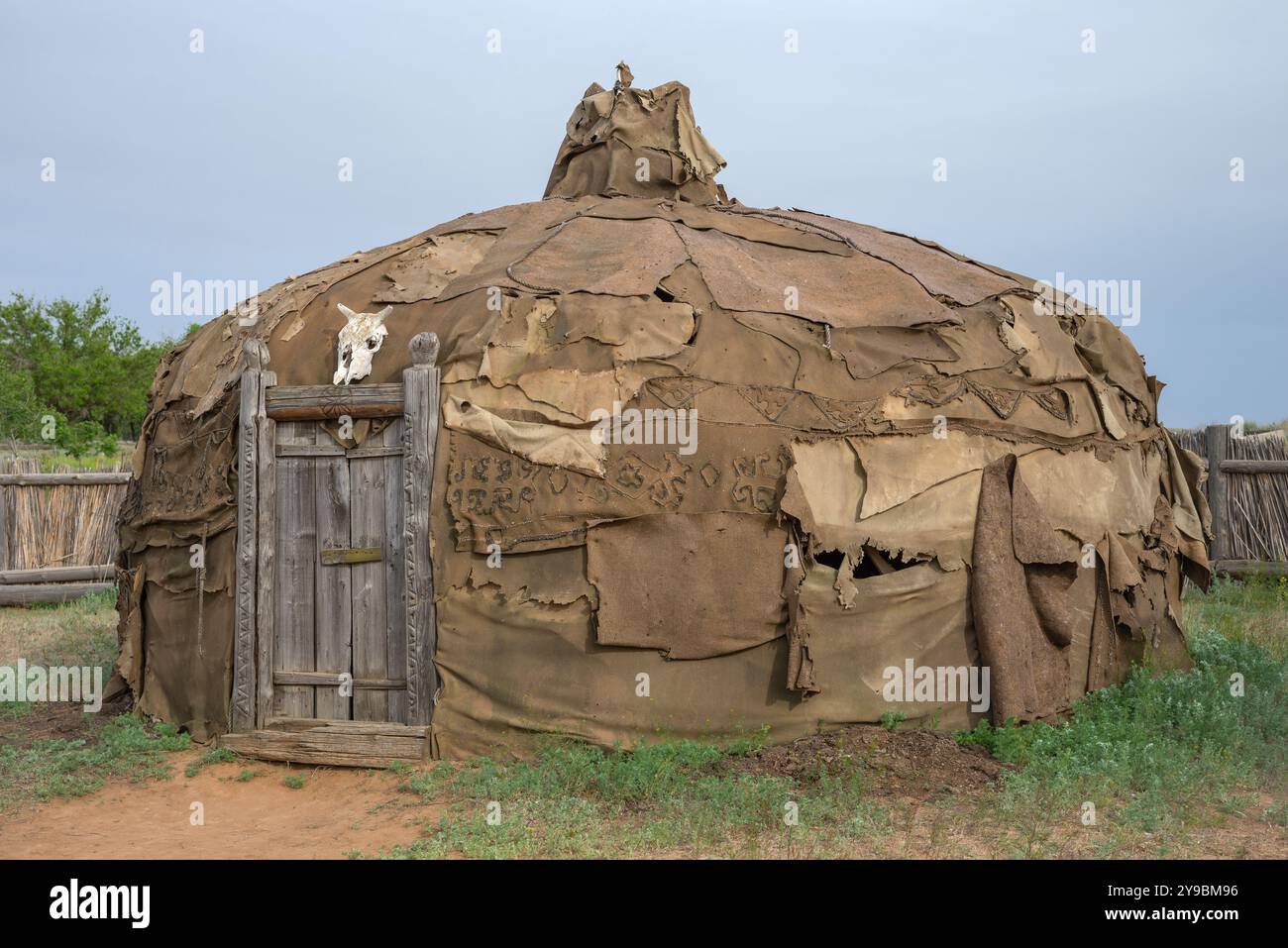 SARAI BATU, RUSSIA - MAY 07, 2024: The yurt of the Khan of the Golden ...