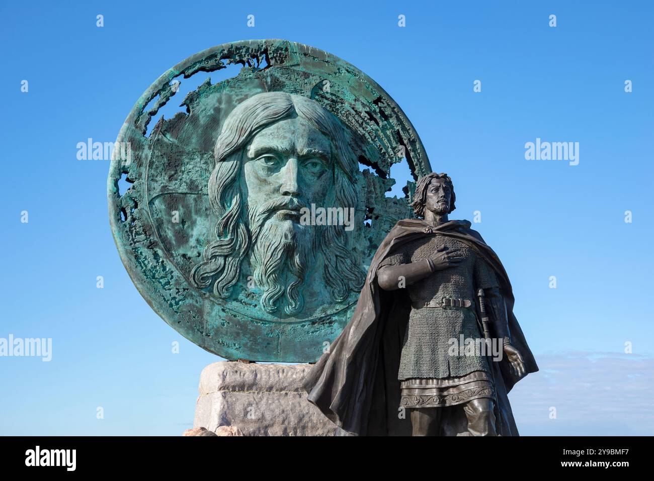 LENINGRAD REGION, RUSSIA - OCTOBER 08, 2024: Monument to Alexander ...