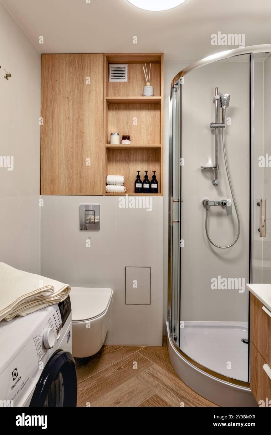 Explore the captivating realm of Modern Bathroom Design featuring a ...