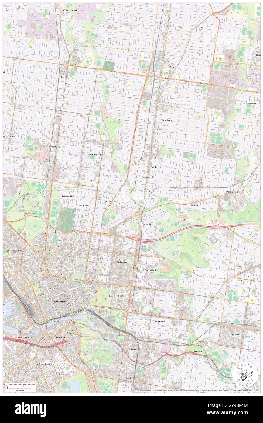 Darebin map Cut Out Stock Images & Pictures - Alamy