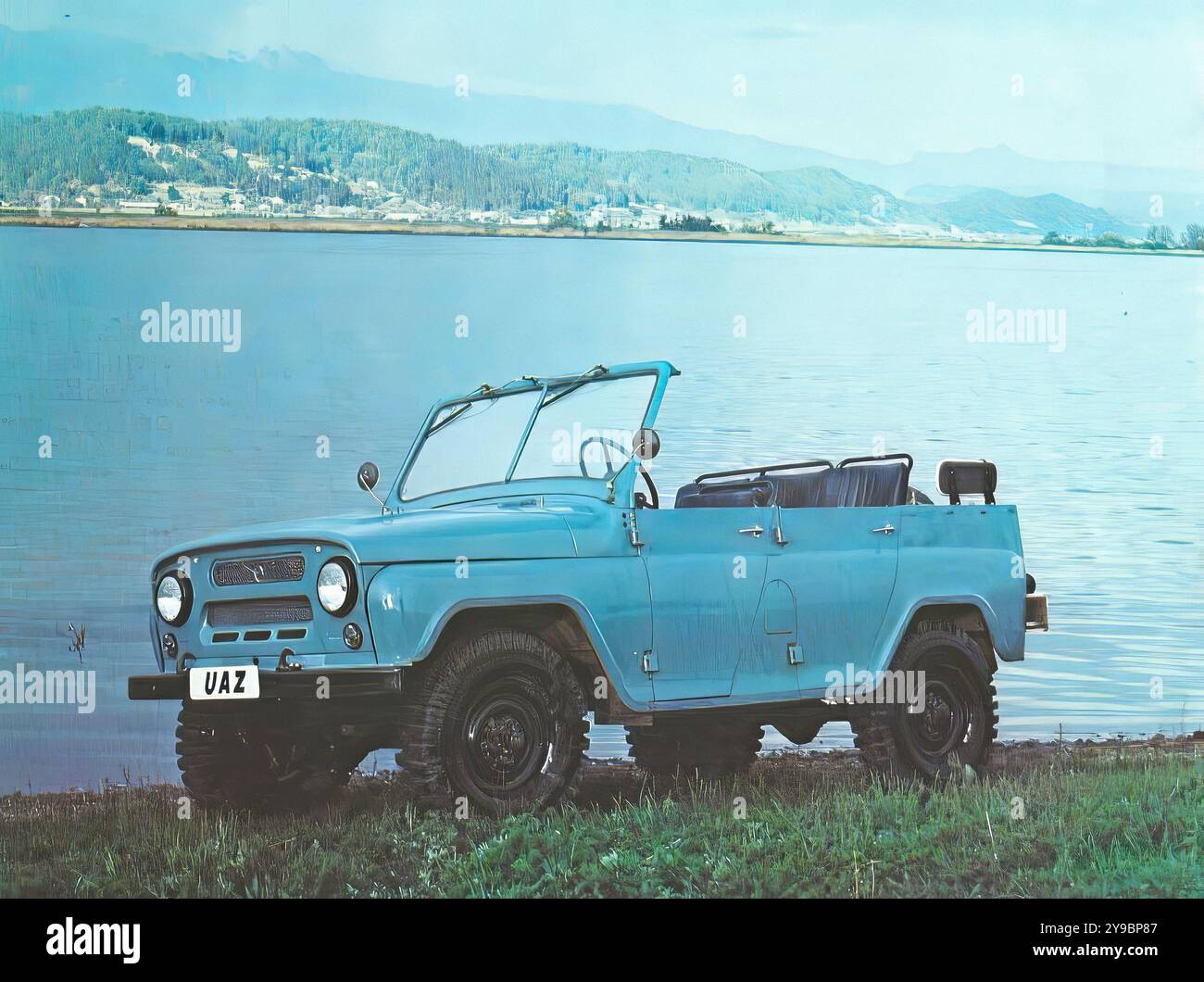 1977 UAZ 469B Soviet Era Sports Car - Vintage press car advertising ...
