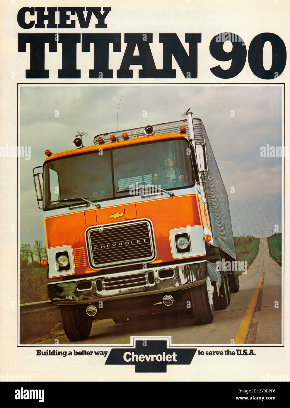CHEVY TITAN 1979 - Vintage press car advertising Stock Photo - Alamy