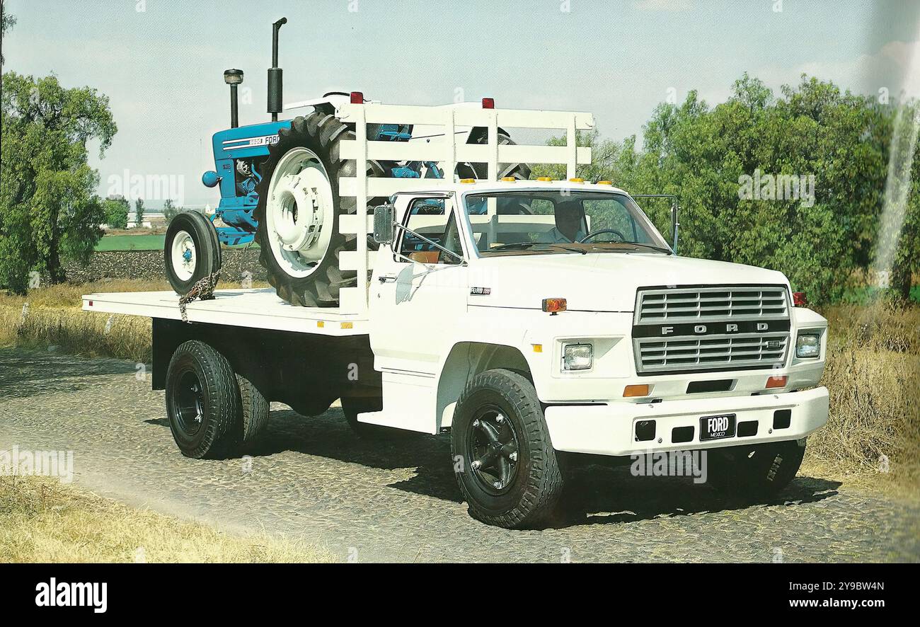 1982 Ford truck and tractor in Mexico - Vintage press car advertising ...