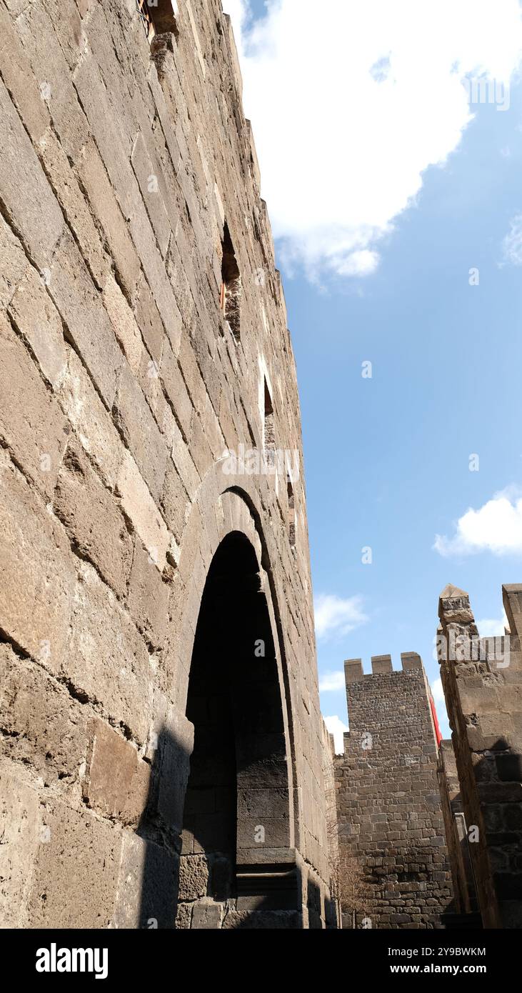 Historical Kayseri Castle Stock Photo - Alamy