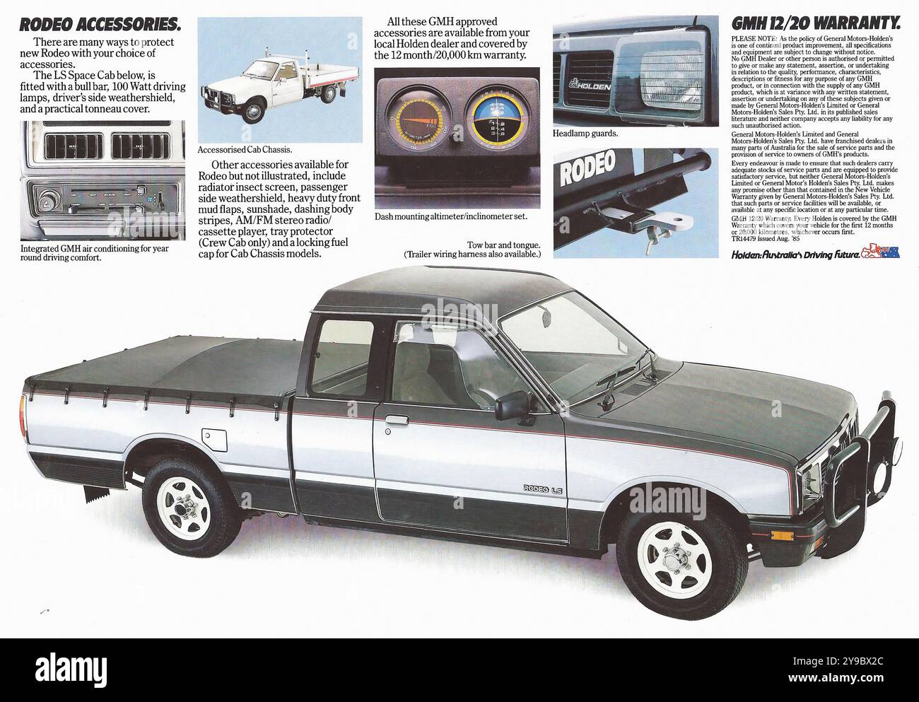 1985 Holden Rodeo 0001 - Vintage press car advertising Stock Photo - Alamy