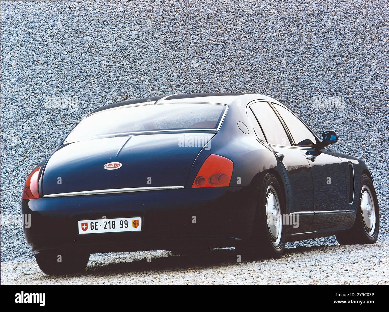 1999 Bugatti EB 218 Concept Press Kit Photos - Vintage press car ...