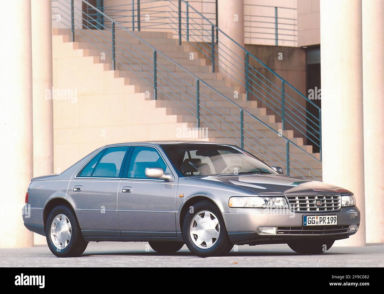 1999 Cadillac Seville SLS 0001 - Vintage press car advertising Stock ...