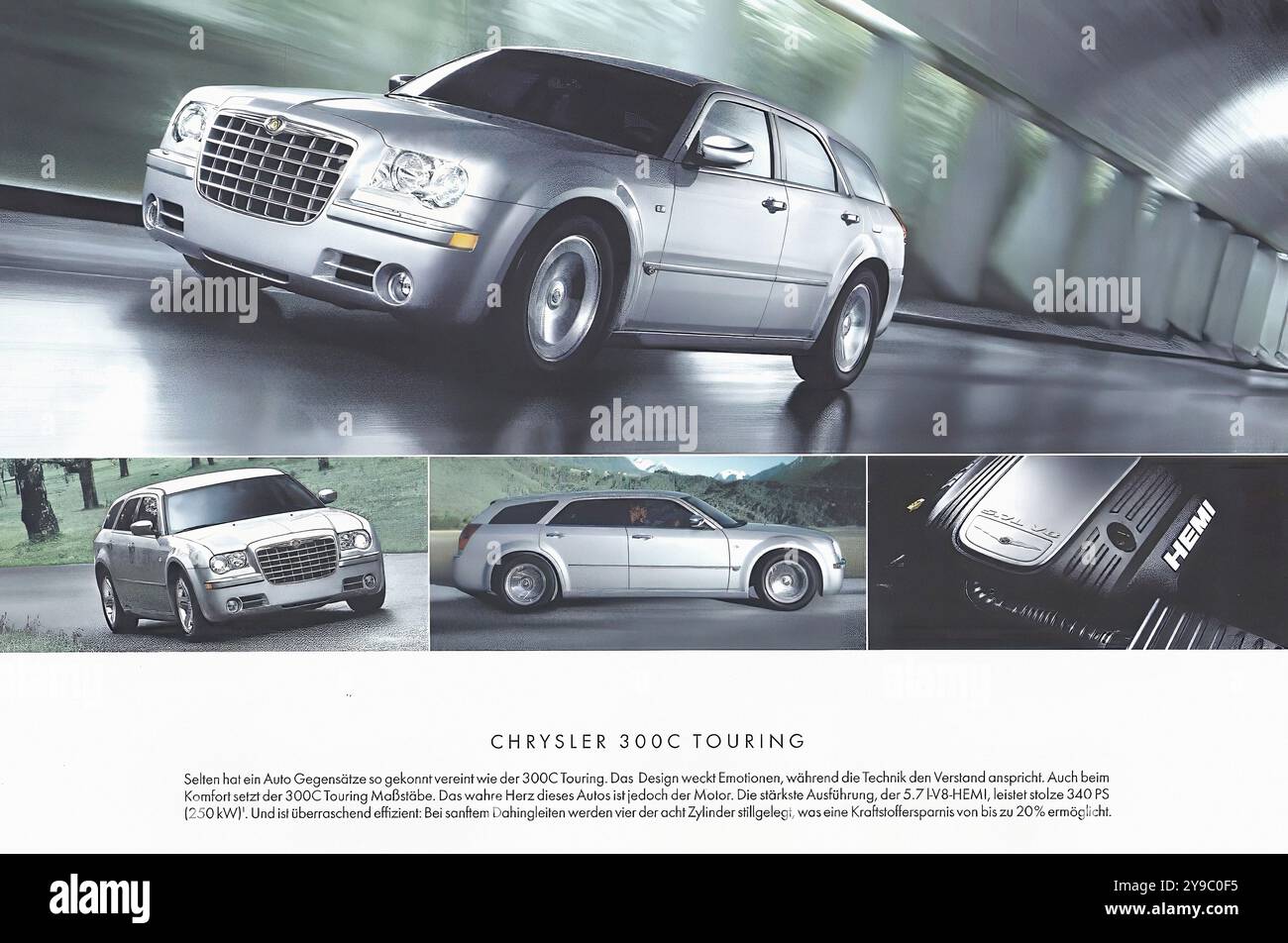 2005 Chrysler 300 Touring - Vintage press car advertising Stock Photo ...