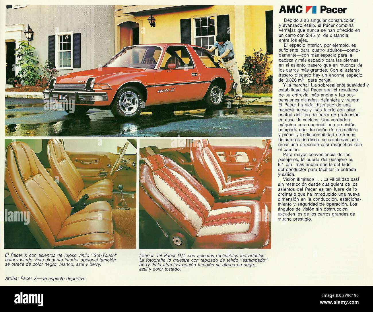 AMC Pacer 1976 - Vintage press car advertising Stock Photo - Alamy