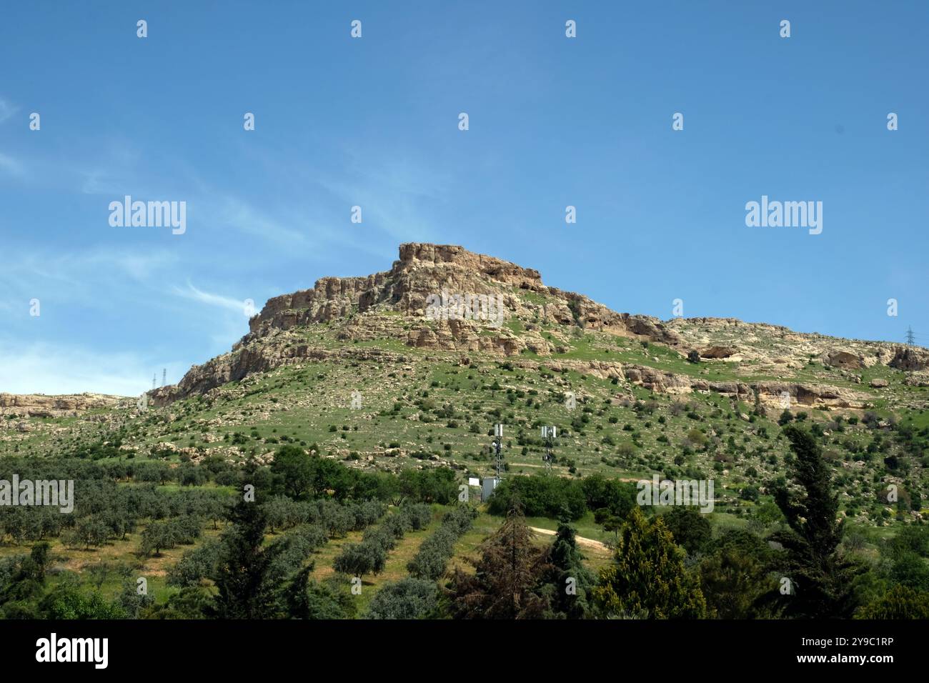 A high hilltop area in Mardin Stock Photo - Alamy