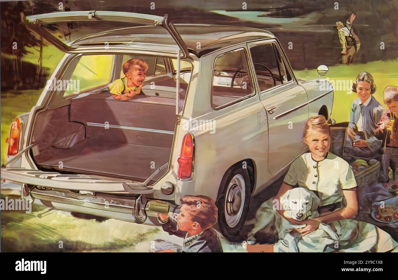 Austin A40 Countryman (late 1950s) - Vintage press car advertising ...