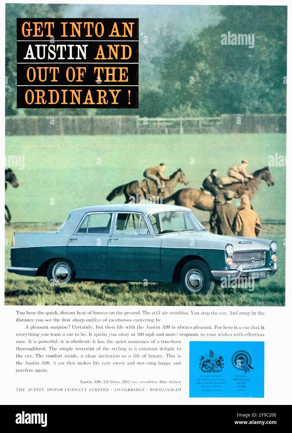 Austin A99 Westminster (1959-61) - Vintage press car advertising Stock ...