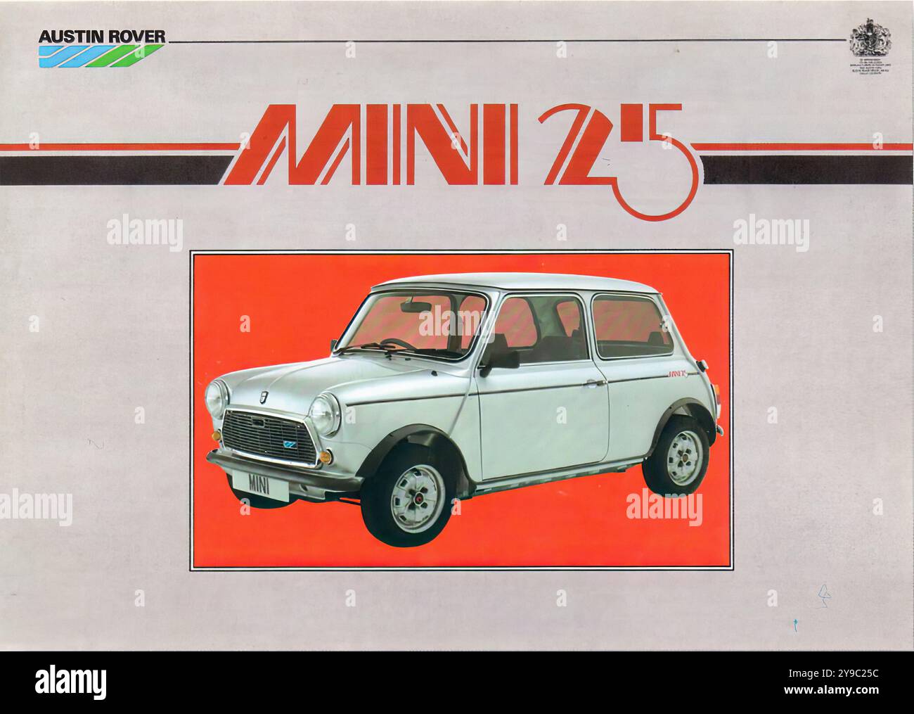 Austin Rover Mini 25 (1984) - Vintage press car advertising Stock Photo ...