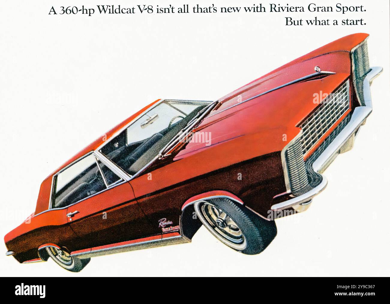 Buick Riviera Gran Sport (1965) Wildcat V-8 - Vintage press car ...