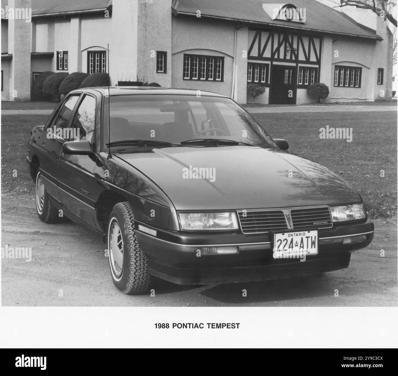 Canada's Pontiac Tempest 1988 - Vintage press car advertising Stock ...